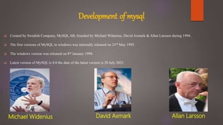 MySQL ppt | PPT