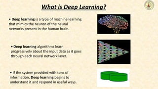 Industrial training (Artificial Intelligence, Machine Learning & Deep ...