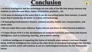 Industrial training (Artificial Intelligence, Machine Learning & Deep ...