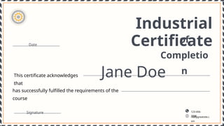 Industrial POWER Training Certificate .pptx