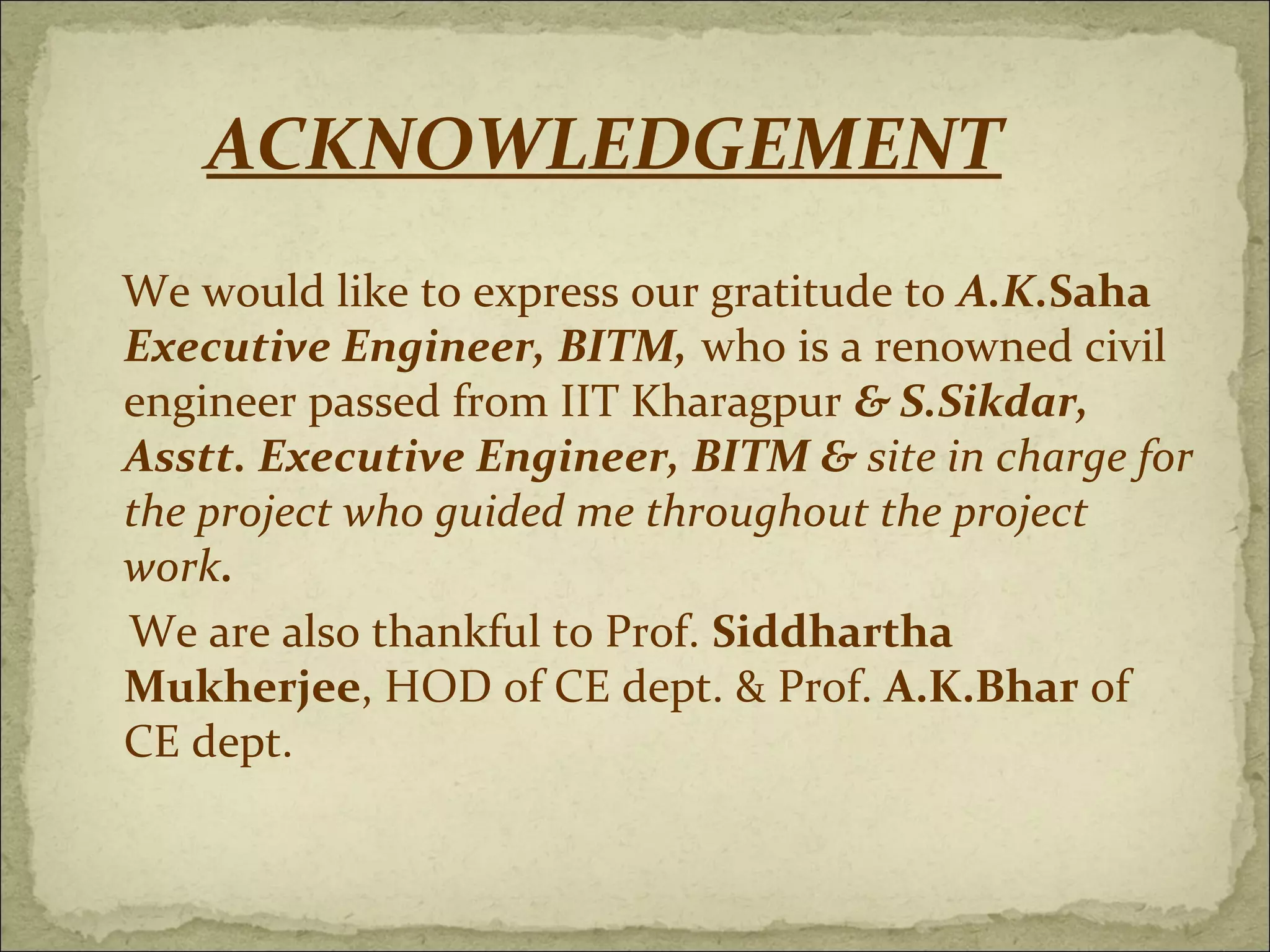 Industrial training ppt bitm | PPT | Civil Engineering Industry ...