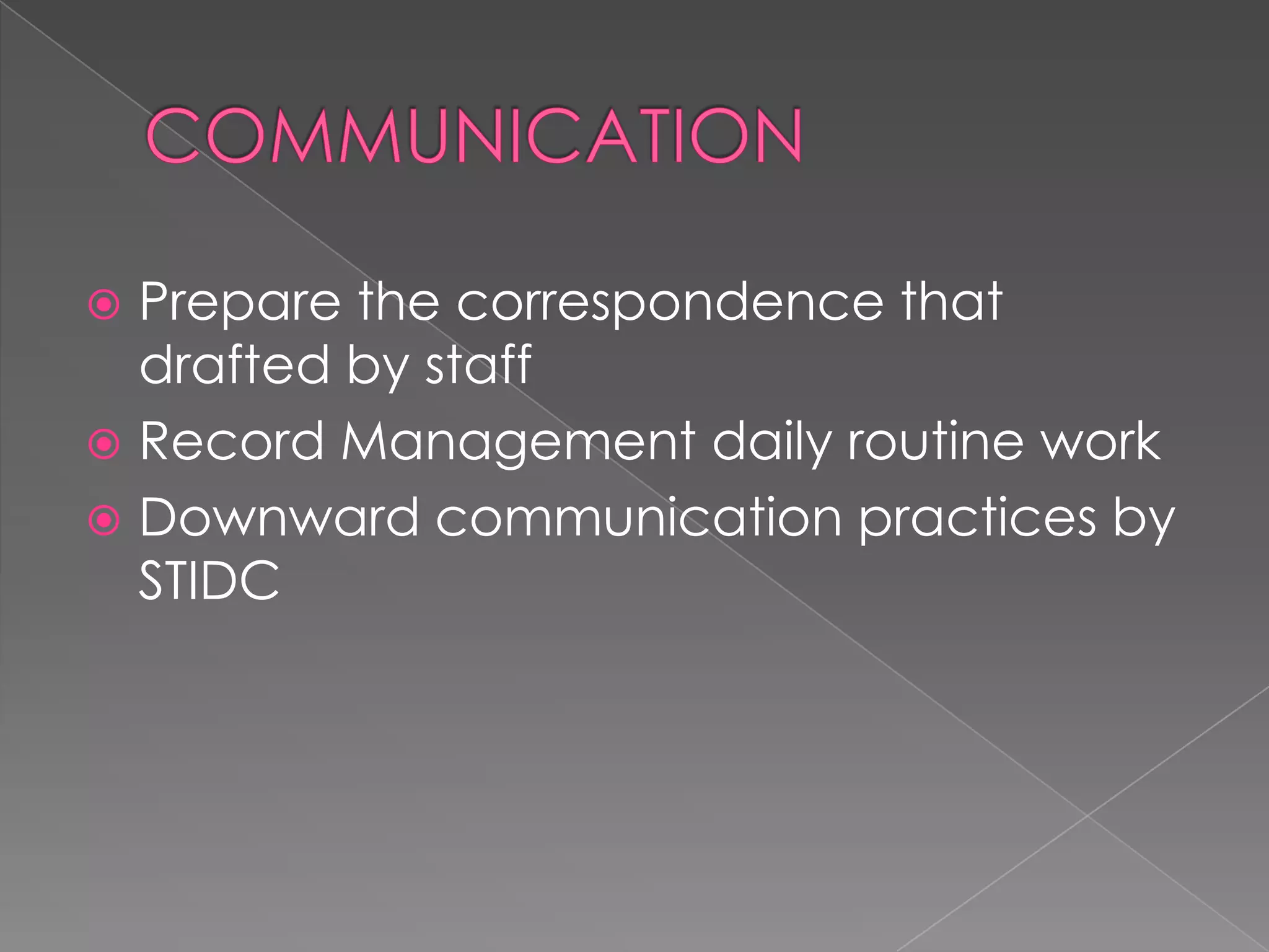 Industrial training presentation | PPTX | Business | Business and Finance