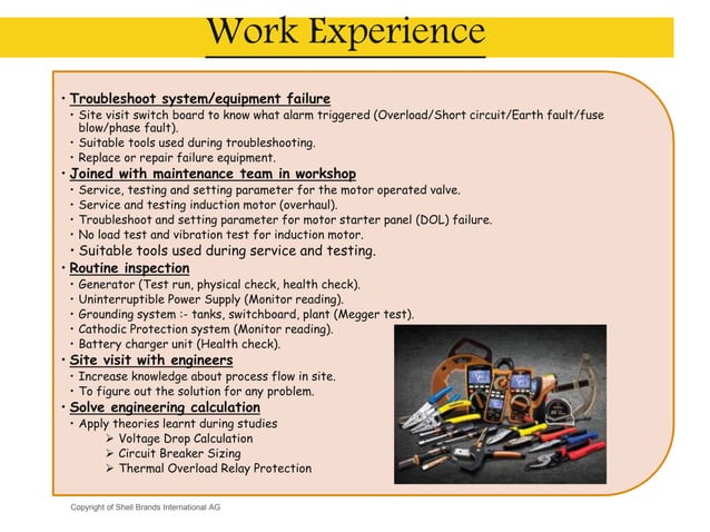 Industrial training presentation | PPTX | Business | Business and Finance