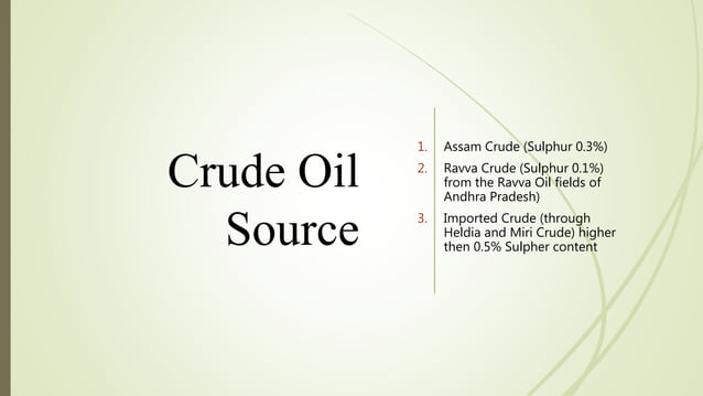 Presentation on Crude Distillation Unit (CDU) | PPTX