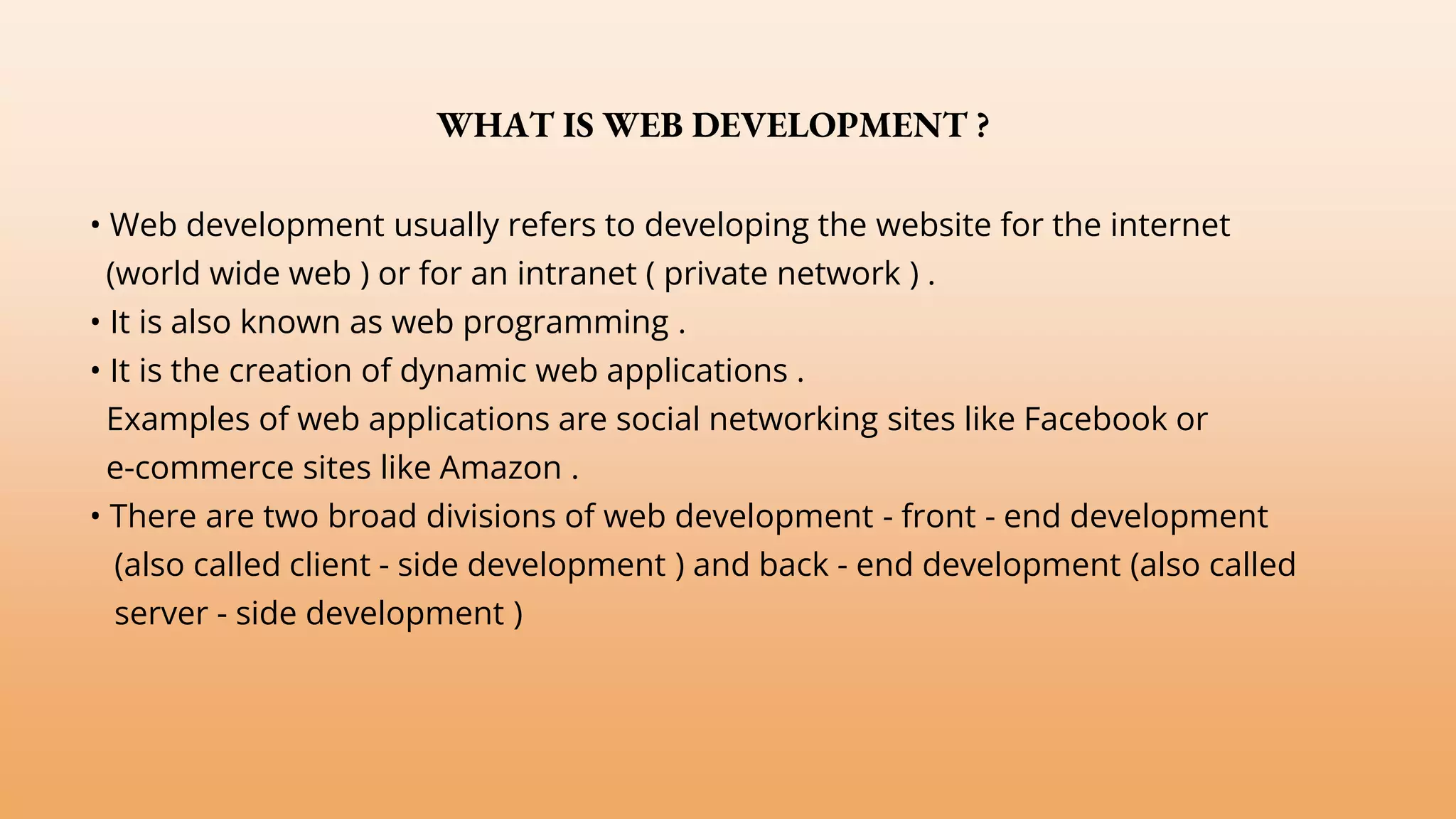 INDUSTRIAL TRAINING Presentation on Web Development. (2).pptx