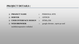 INDUSTRIAL TRAINING Presentation on Web Development. (2).pptx
