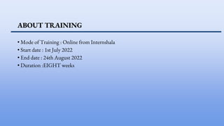 INDUSTRIAL TRAINING Presentation on Web Development. (2).pptx