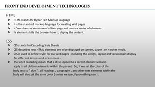 INDUSTRIAL TRAINING Presentation on Web Development. (2).pptx