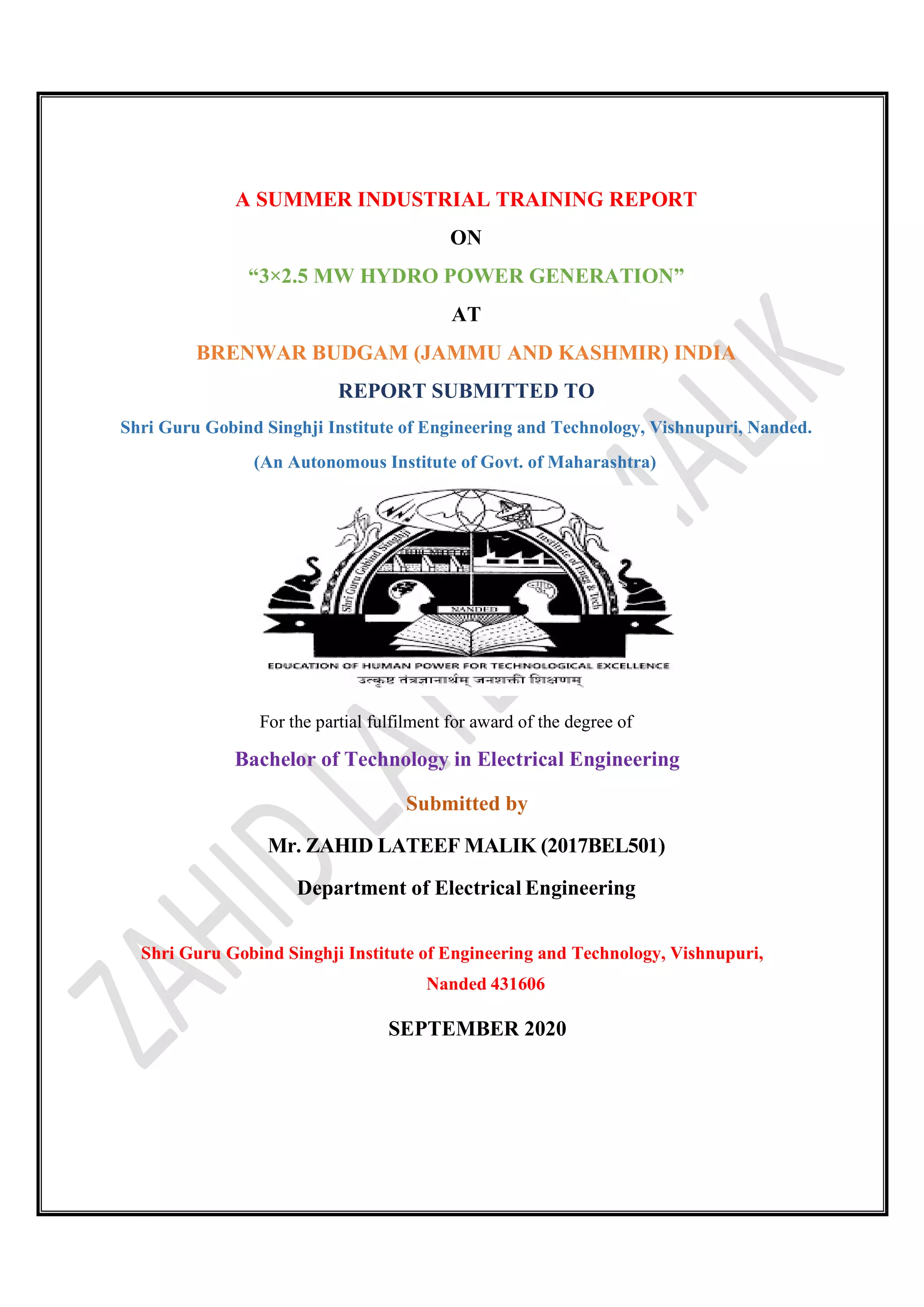 Industrial Training Report.pdf