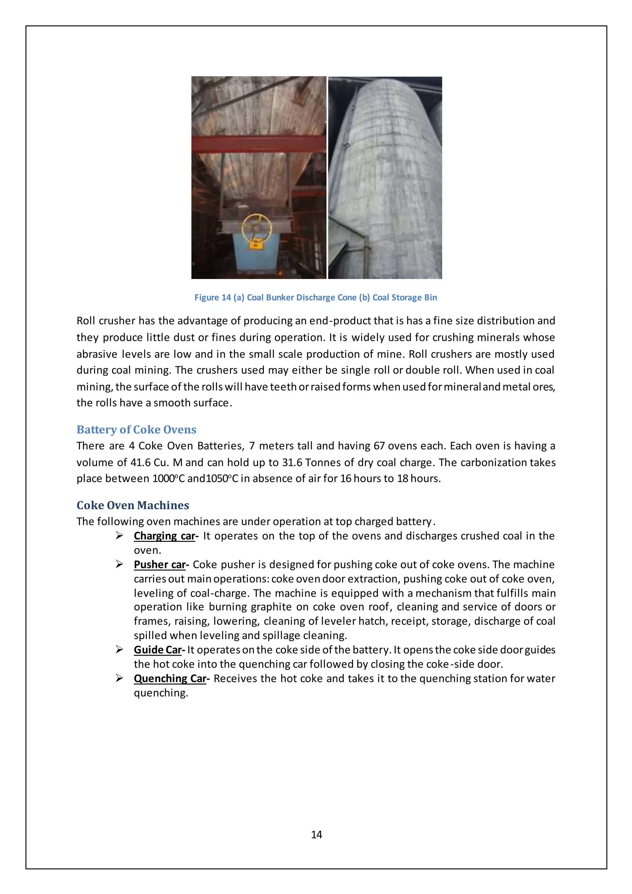 Industrial training report- Visakhapatnam Steel Plant. | DOCX