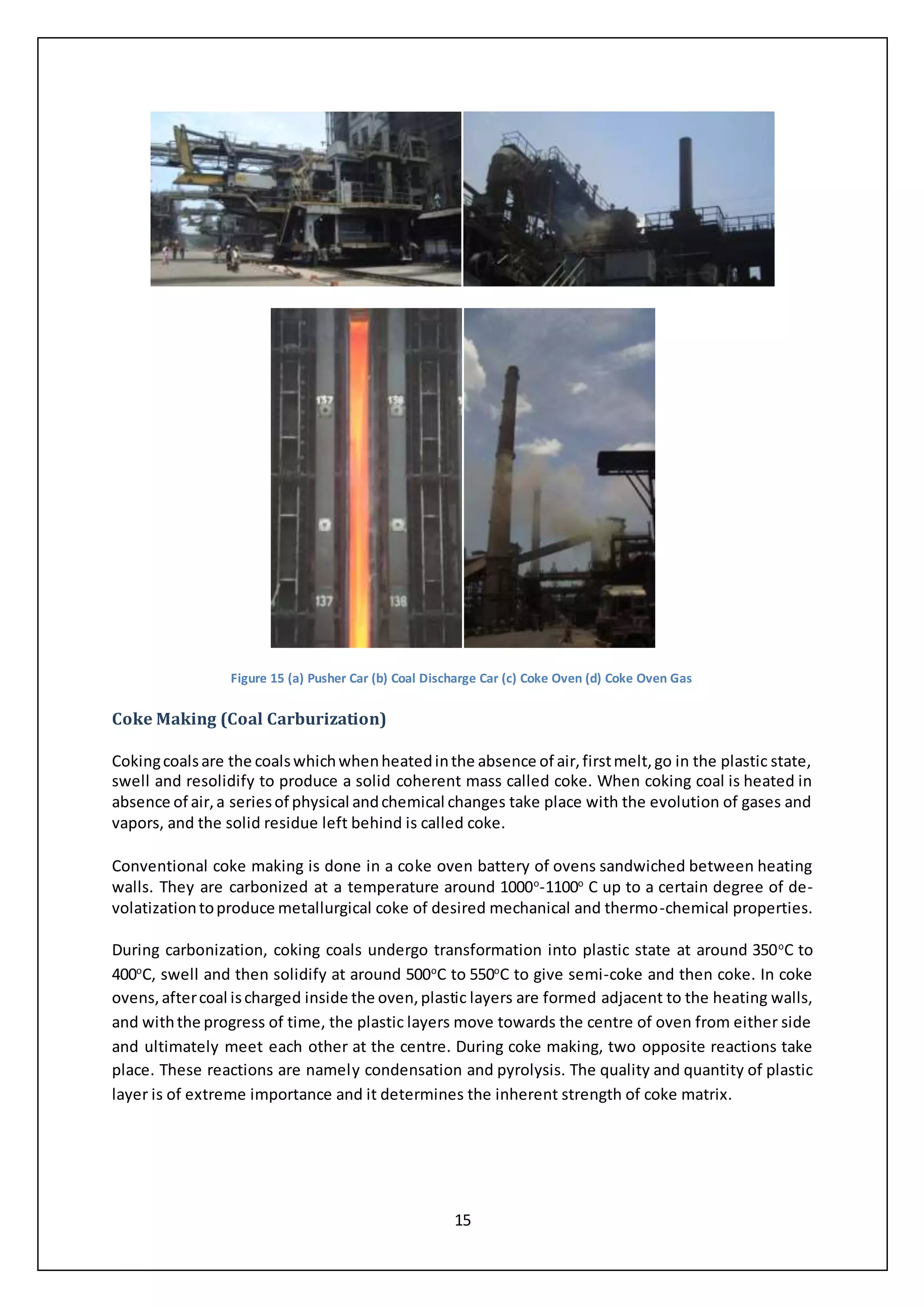 Industrial training report- Visakhapatnam Steel Plant. | DOCX