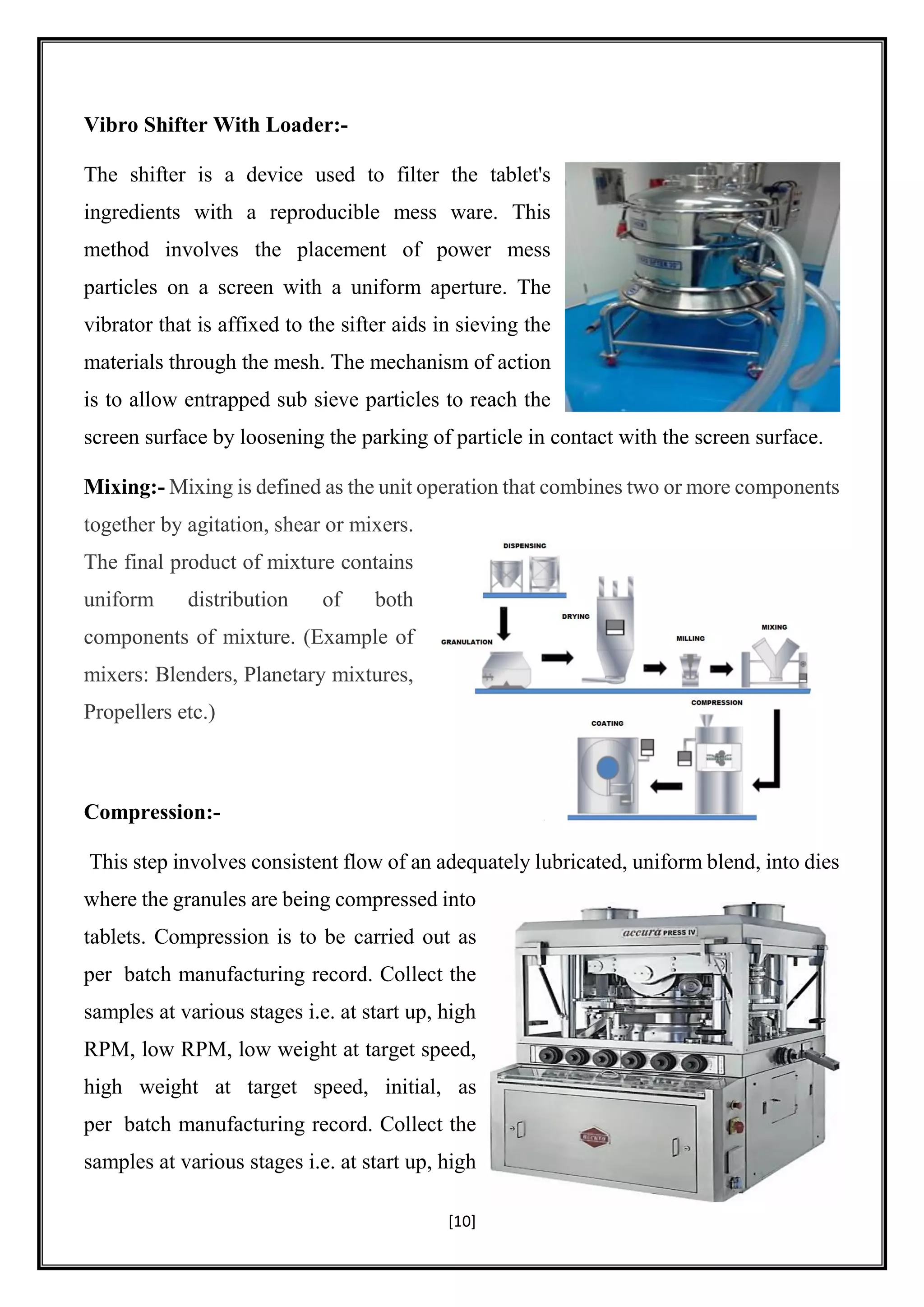 INDUSTRIAL TRAINING REPORT (B-pharmacy ) Zentiva pharmaceutical ...