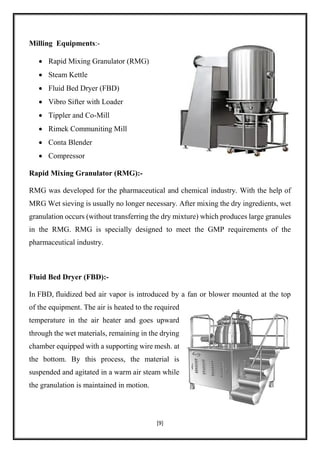 INDUSTRIAL TRAINING REPORT (B-pharmacy ) Zentiva pharmaceutical ...