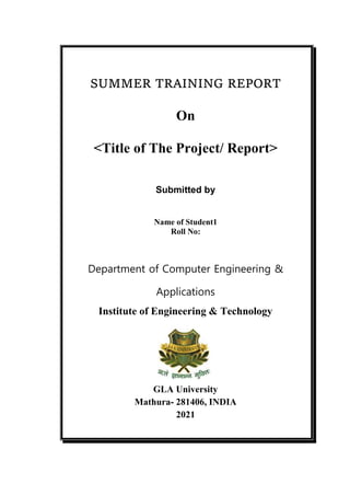 Industrial Training Report Format.doc