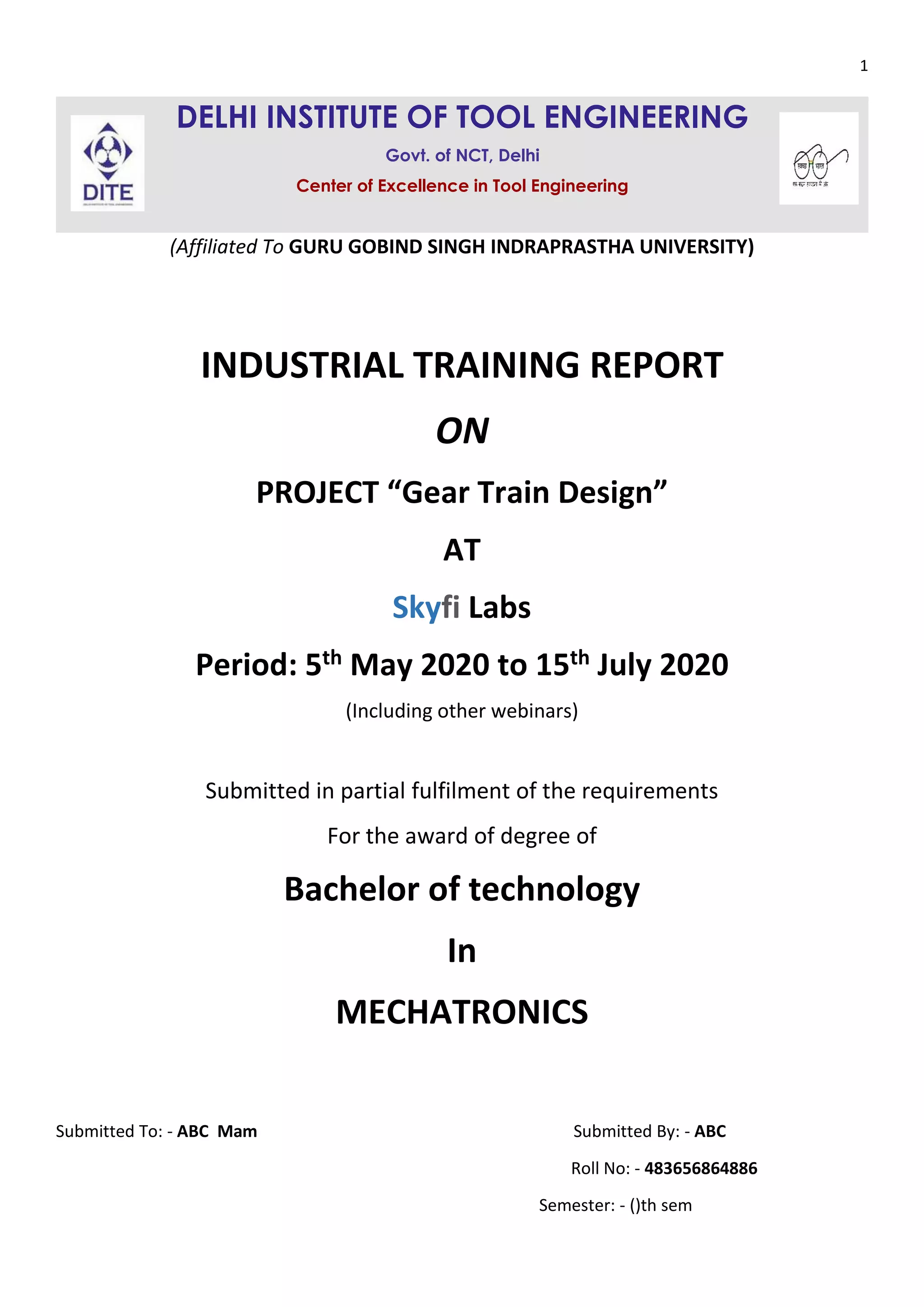 Industrial training report | PDF | Graphics Software | Computer Software and Applications