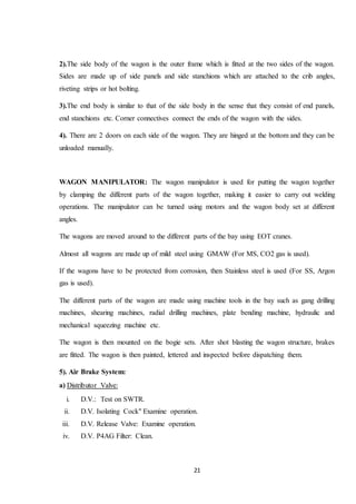 Industrial training report on samastipur railway workshop | DOCX