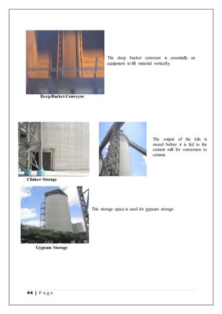 Industrial training report Satna Cement Works (Birla Corp Ltd), Satna ...