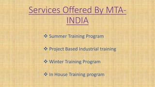 Industrial Training Seminar PPT | PPTX | Web Development | Internet