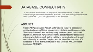 Industrial training seminar ppt on asp.net