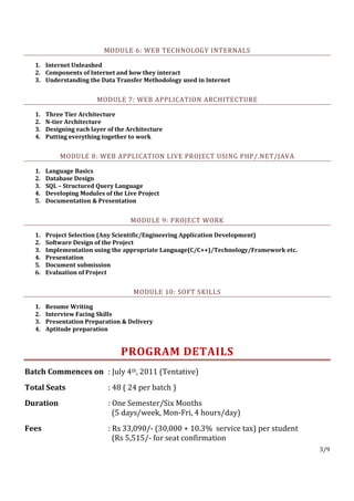 Industrial trainingsoftware 2011 | PDF