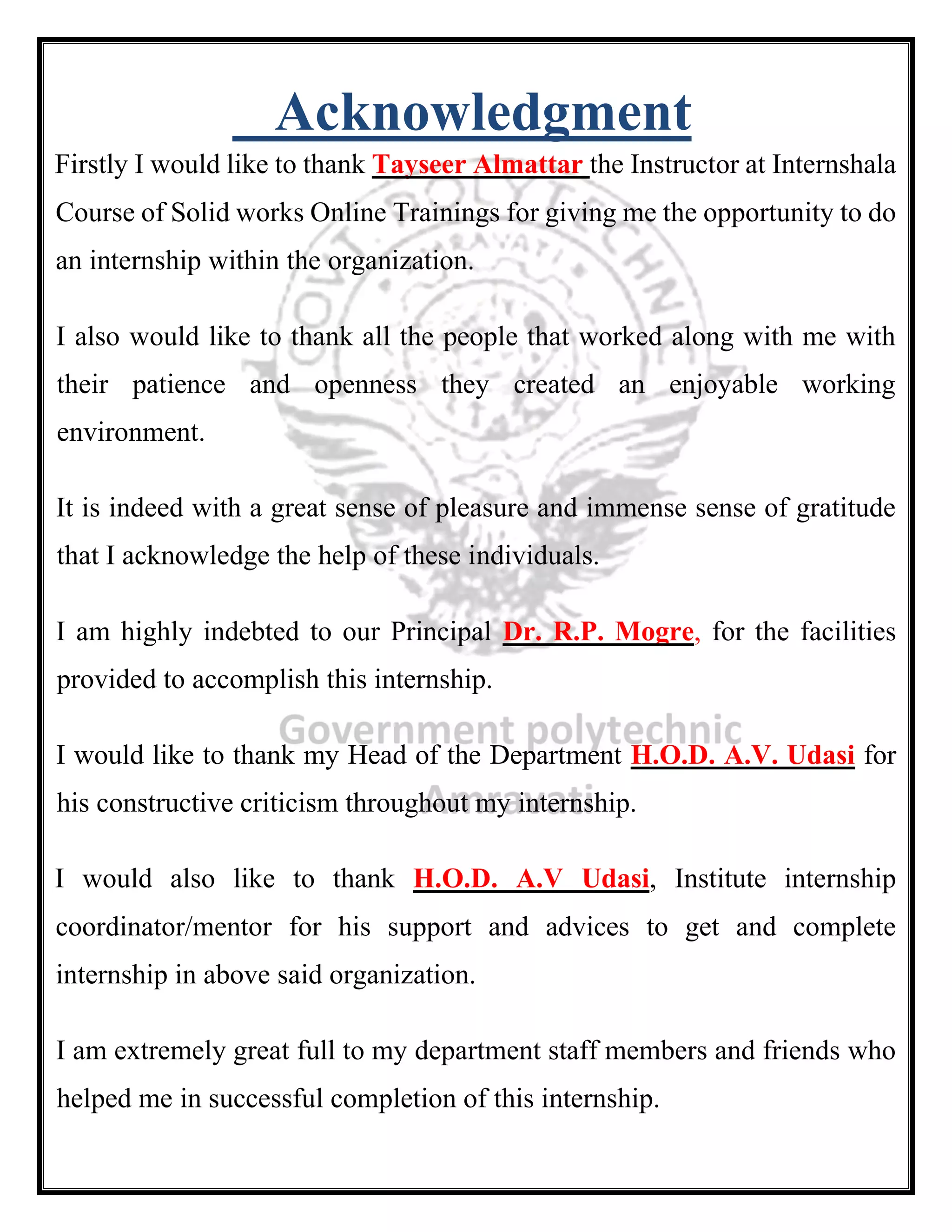 Industrial training solid works report by atharva mahalle (19 me001) | PDF