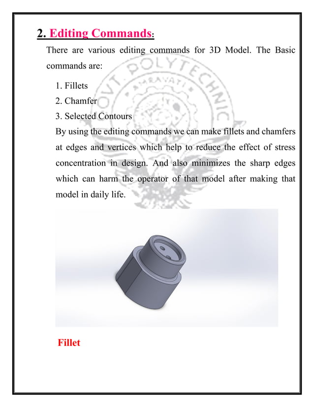 Industrial training solid works report by atharva mahalle (19 me001) | PDF