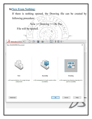 Industrial training solid works report by atharva mahalle (19 me001) | PDF