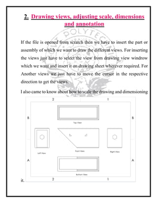 Industrial training solid works report by atharva mahalle (19 me001) | PDF