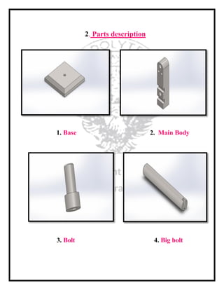 Industrial training solid works report by atharva mahalle (19 me001) | PDF