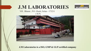 INDUSTRIAL TRAINING Report B.PHARMACY | PPTX