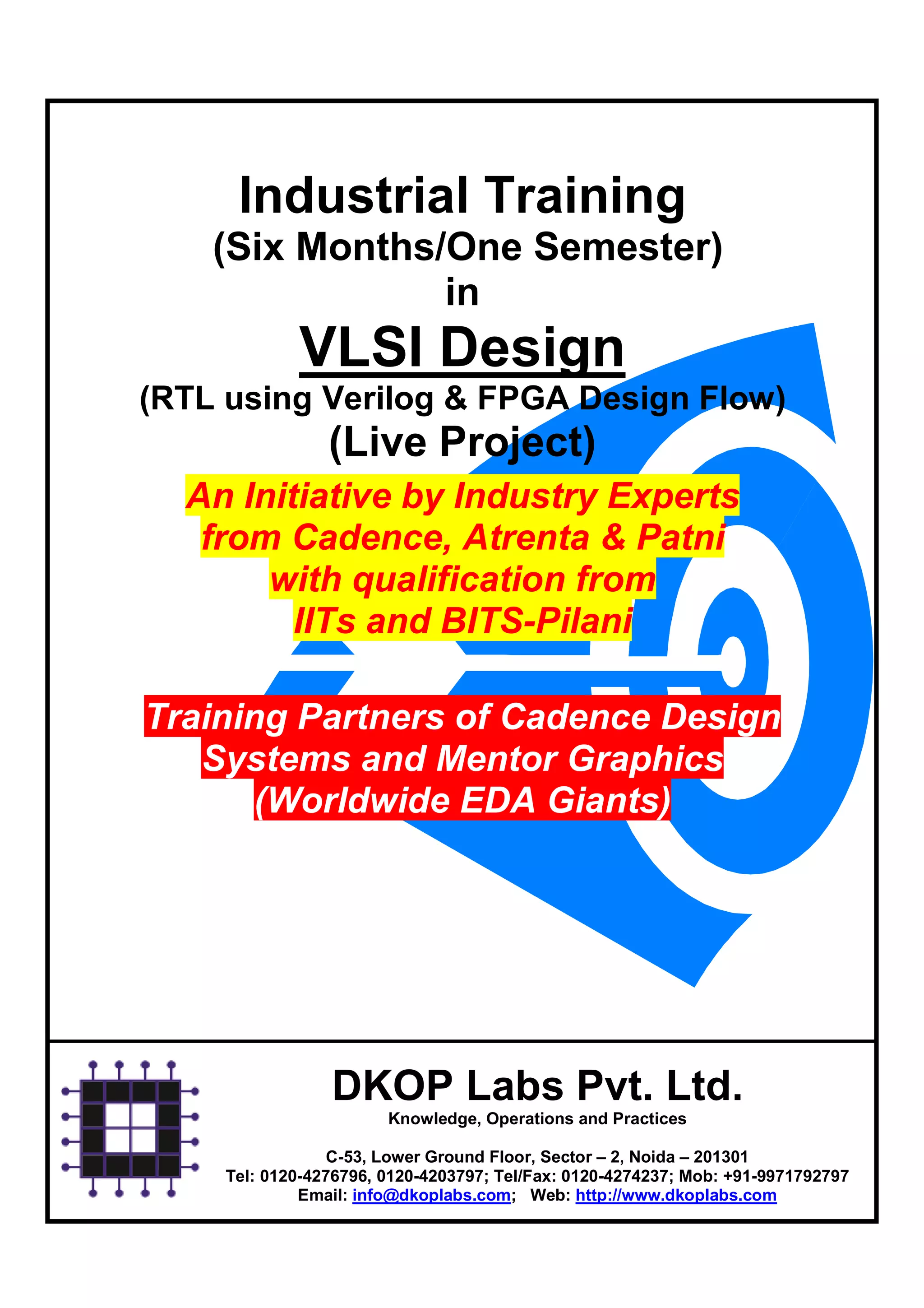 Industrial trainingvlsi design-2011 | PDF