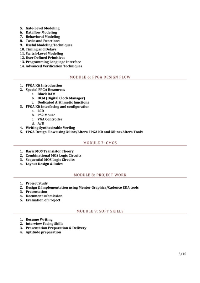 Industrial trainingvlsi design-2011 | PDF | Programming Languages | Computing