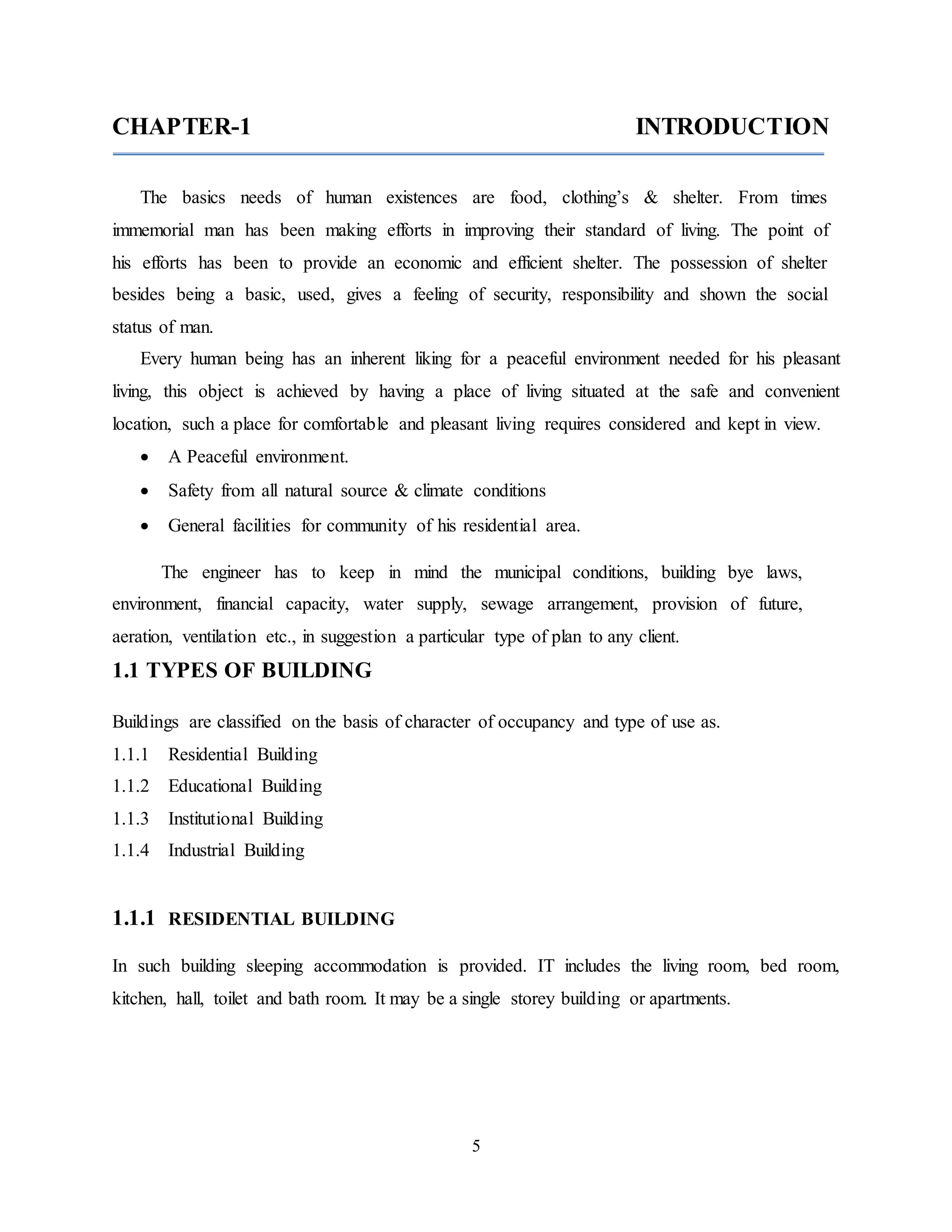 Industrial trainning project report for Civil Engineering | DOCX