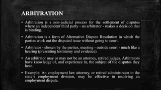 Arbitration and Adjudication | PPT