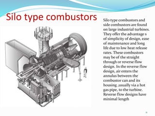 Industrial type gas turbine combustion chamber | PPTX