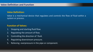 Industrial valves | PPTX
