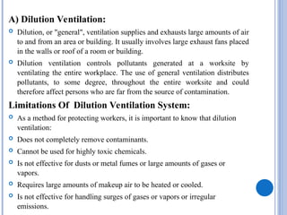 Industrial Ventilation For HVAC with parts and types | PPT