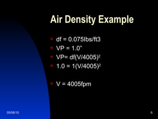 Industrial Ventilation Airflow Losses In A System | PPT