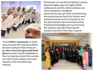 Industrial visit | PPTX