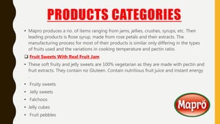 Industrial visit presentation final mapro | PPTX