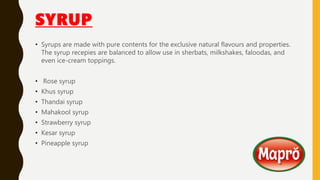 Industrial visit presentation final mapro | PPTX