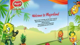 Industrial visit presentation final mapro | PPTX