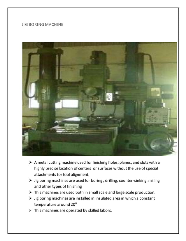 Report on industrial visit and observation on manufacturing and ...