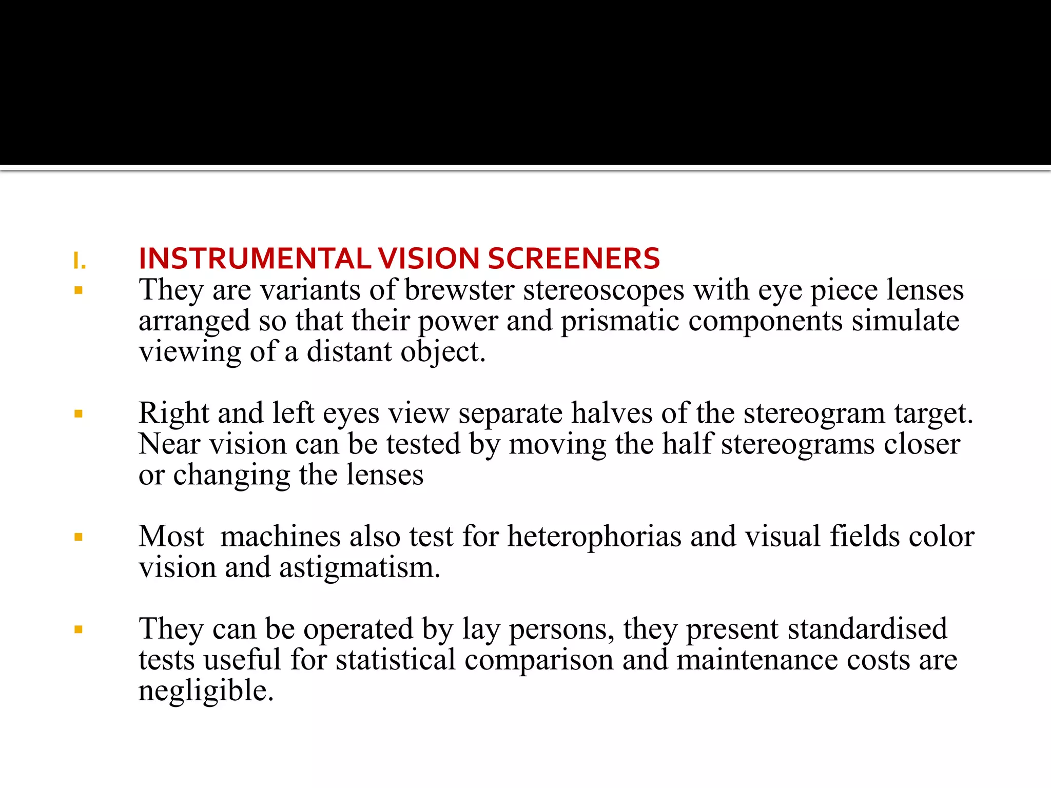 Industrial visual screening | PPTX