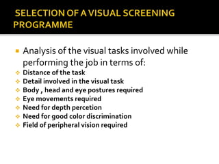 Industrial visual screening | PPTX