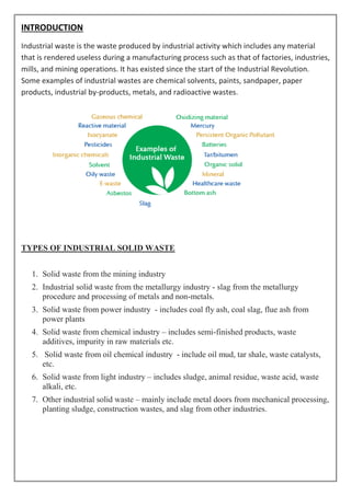 Industrial waste | PDF
