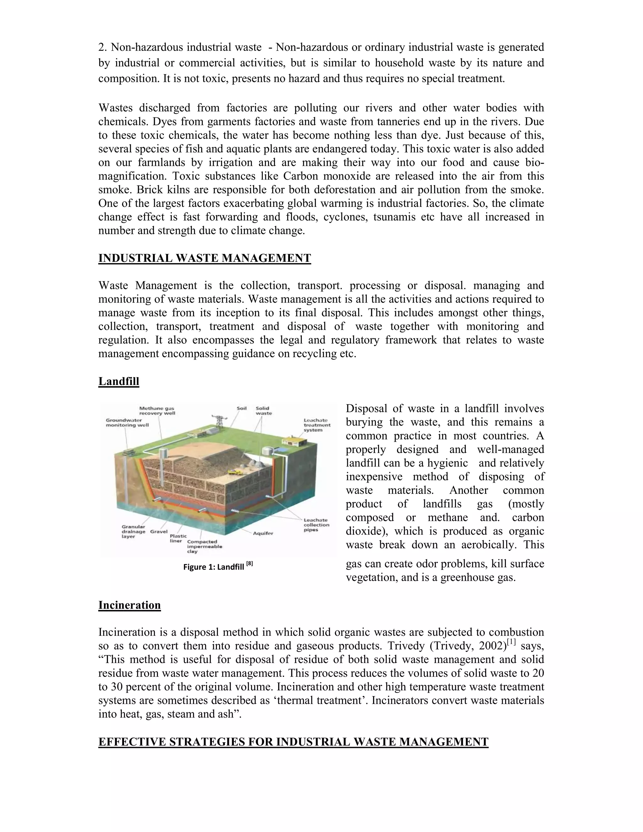 Industrial waste management | PDF