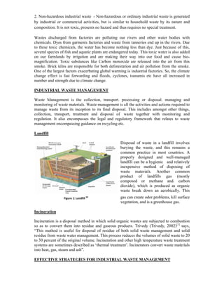 Industrial waste management | PDF