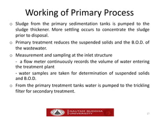 Industrial wastewater treatment | PPTX