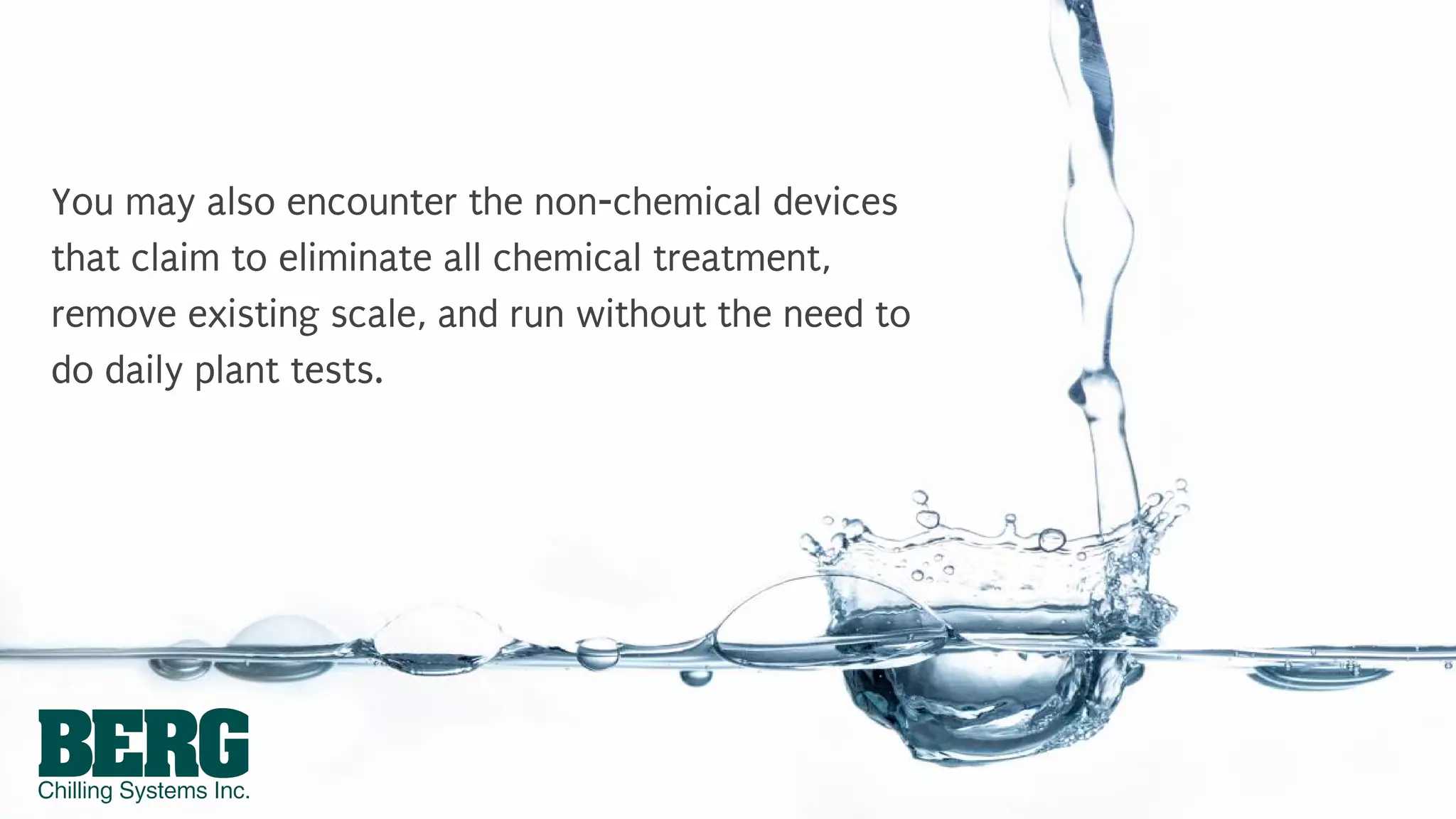 Water Quality Management | Berg Chilling Systems - Part 2 | PDF